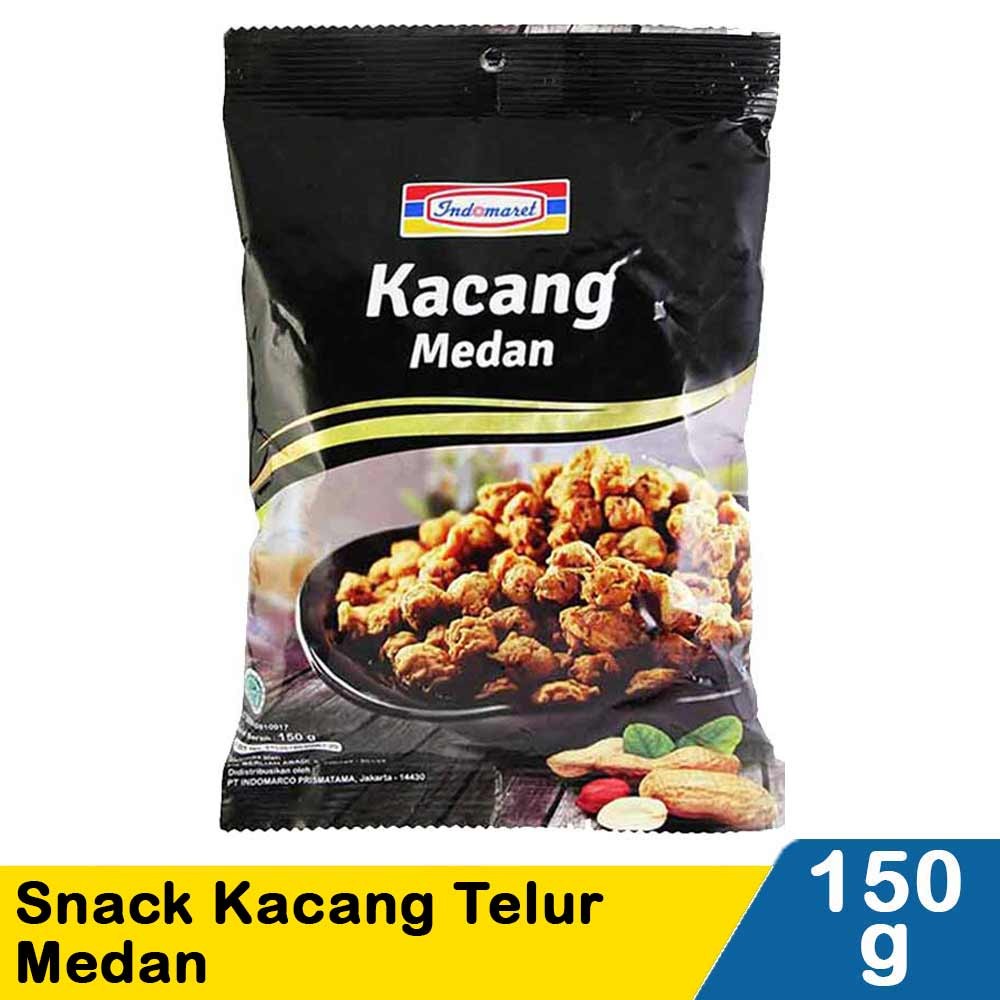 Jual INDOMARET SNACK KACANG TELUR MEDAN 150g | Shopee Indonesia