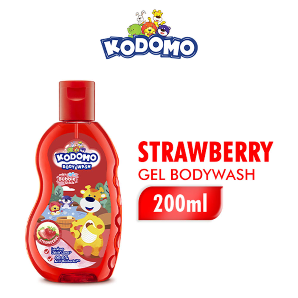 Jual KODOMO BODY WASH STRAWBERRY 200mL | Shopee Indonesia