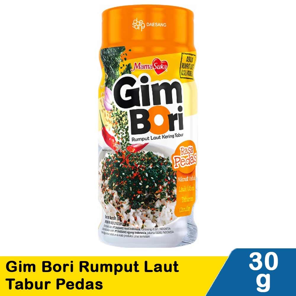 Jual MAMASUKA GIM BORI RUMPUT LAUT TABUR PEDAS 30/25g | Shopee Indonesia