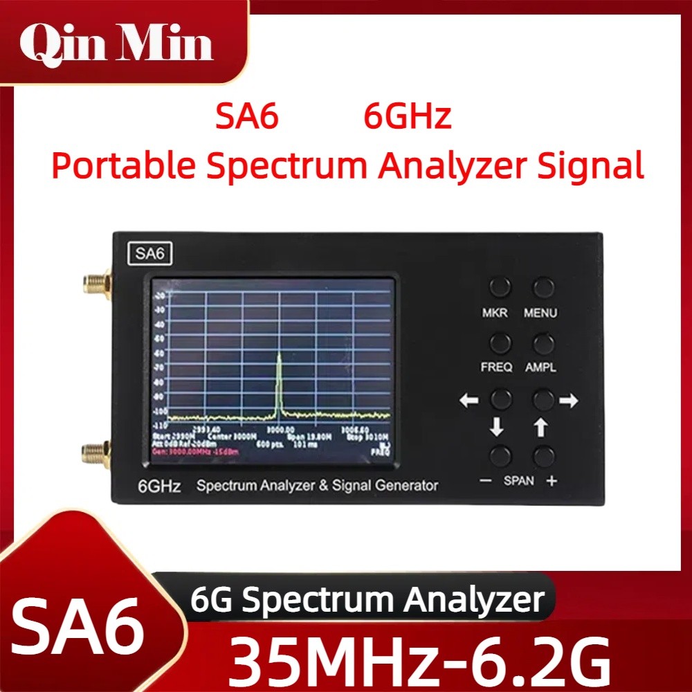 Jual SA6 6GHz Portable Spectrum Analyzer Signal Genertor Touch Wi Fi RF ...