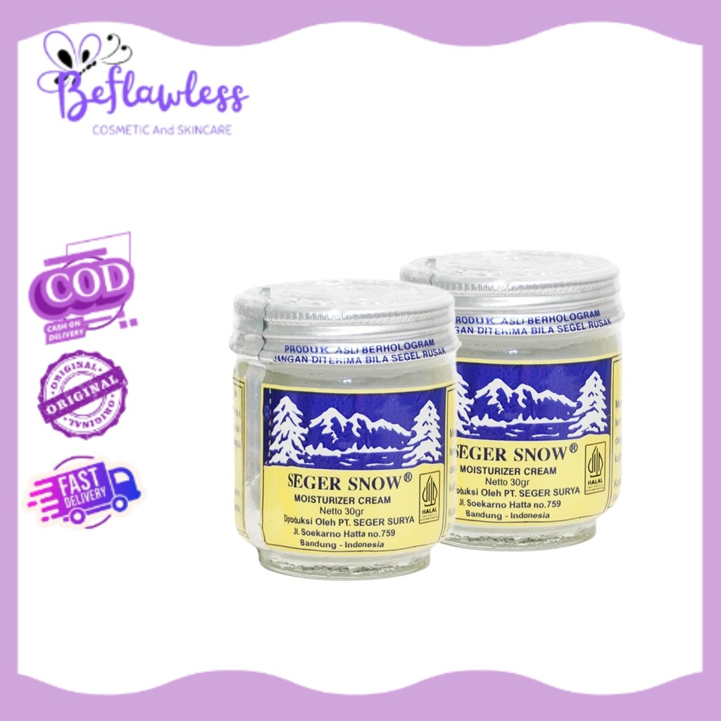 Jual SEGER SNOW BUY 1 GET1 Moisturizer Cream 30gr Krim Pelembab ...