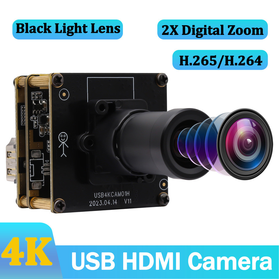 Jual Low illumination USB HDMI Camera 4K 3840x2160P 30fps Webcam Module ...