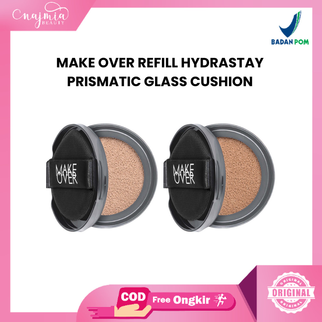 Jual Najmia 2 (Beli 2 lbh murah) NEW! MAKE OVER REFILL Hydrastay Prismatic Glass Cushion - Glow ...