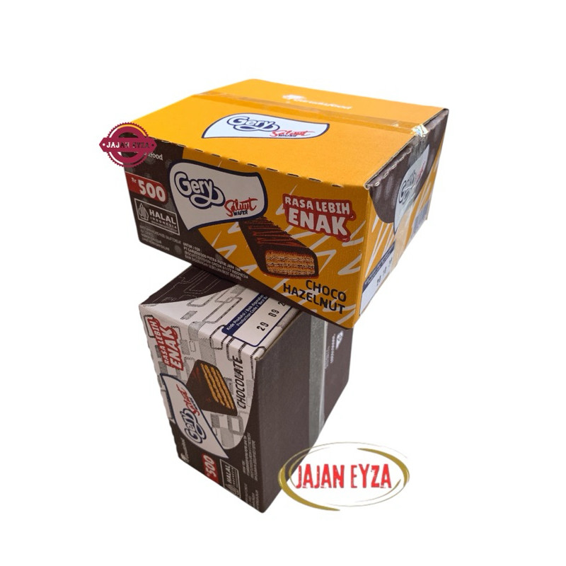 Jual GARUDAFOOD GERY SALUUT WAFER CHOCO 1 BOX ISI 24pcs GERY SALUT ...