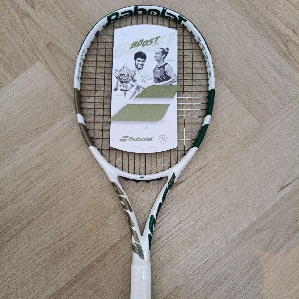 Jual Babolat boost Wimbledon raket tennis unisex babolat white gold ...