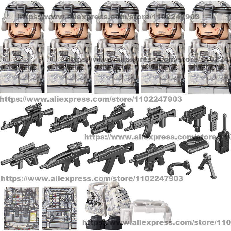 Jual Special Forces Group Building Blocks US Green Berets Troop Israel ...