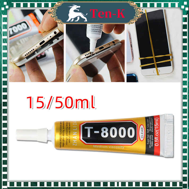 Jual 15ml/50ml Lem LCD T8000 / Lem Bening / Lem Touchscreen | Shopee ...