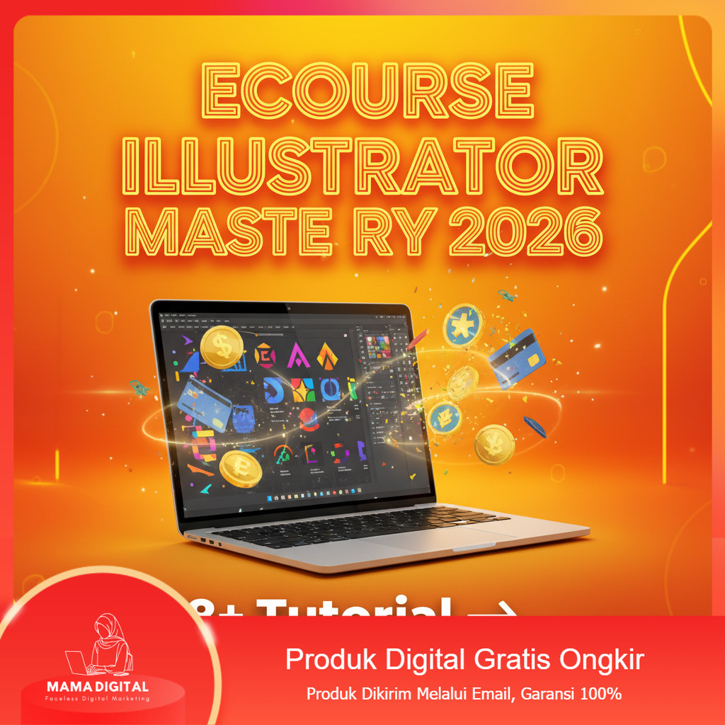 Jual Ecourse Illustrator Mastery 2026 - 28+ Video Tutorial Jadi ...