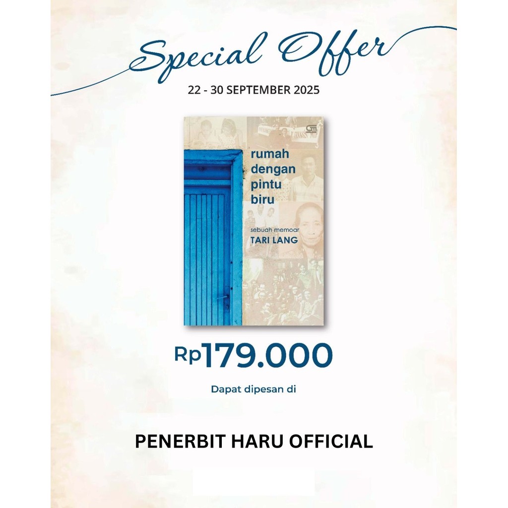 Jual Rumah dengan Pintu Biru by Tari Lang Gramedia Memoar Book | Shopee ...