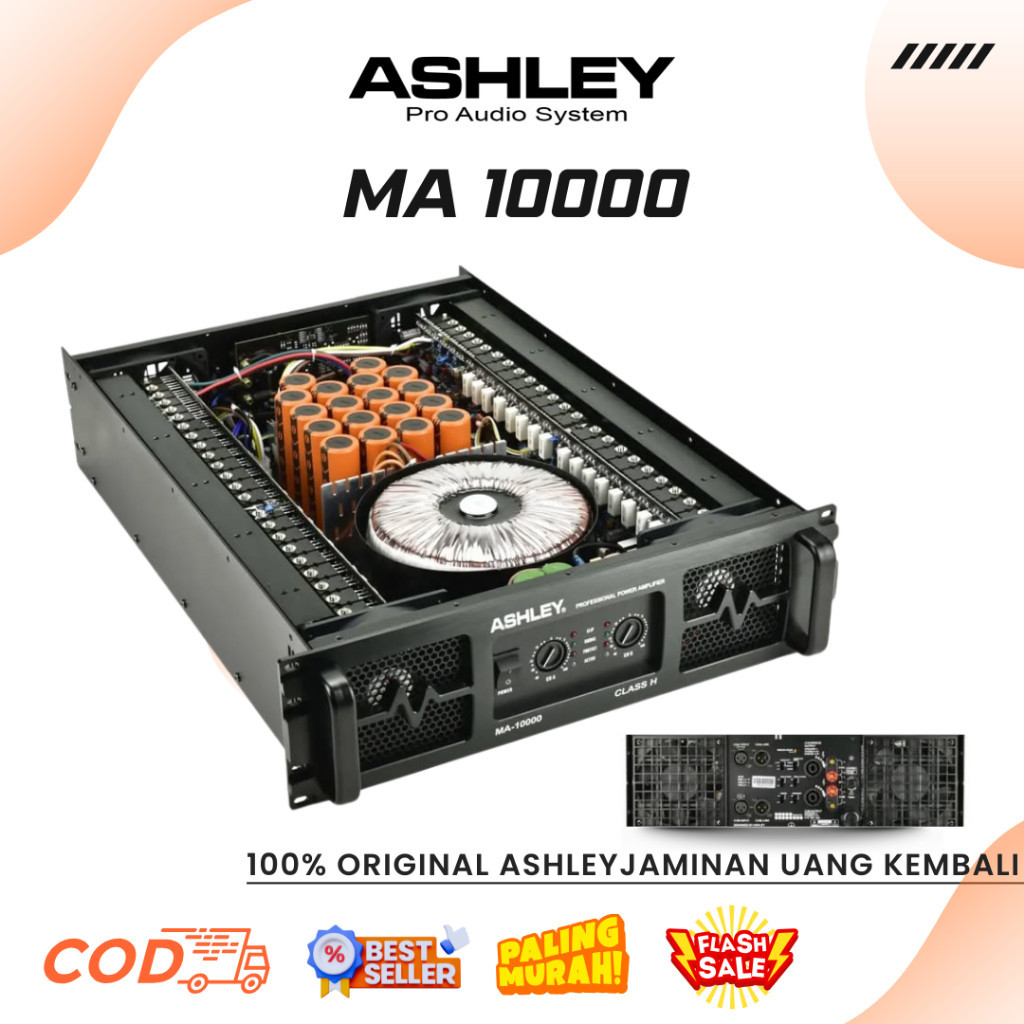 Jual Power Ashley MA 10000 Professional Power Amplifier Class H ...