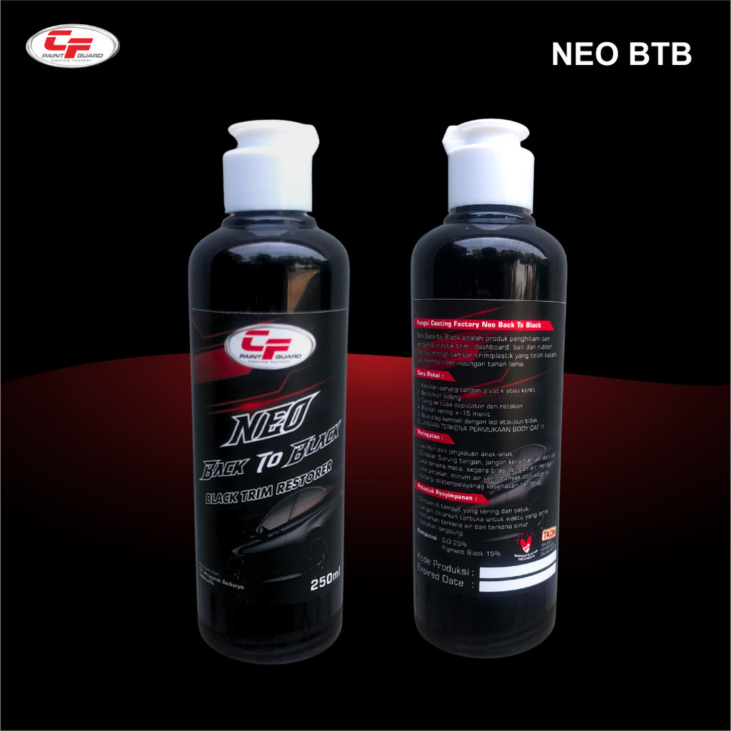 Jual Coating Factory Neo Back To Black Penghitam dan Restorasi Warna ...