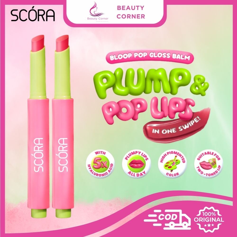 Jual Scora Bloop Pop Gloss Balm - Lip Balm | Shopee Indonesia