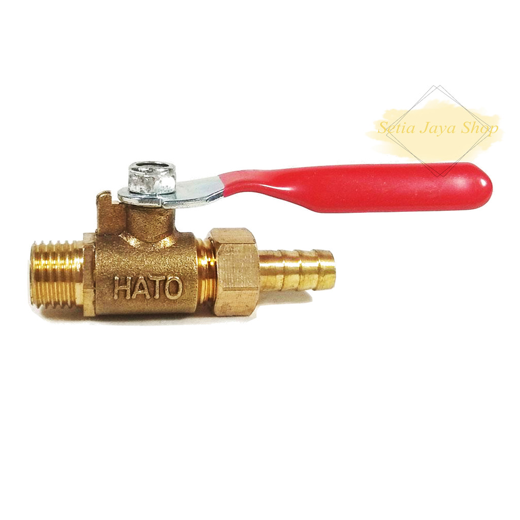 Jual Kran Kompressor 1/4 " Kran Mesin Compressor Angin stop kran ...