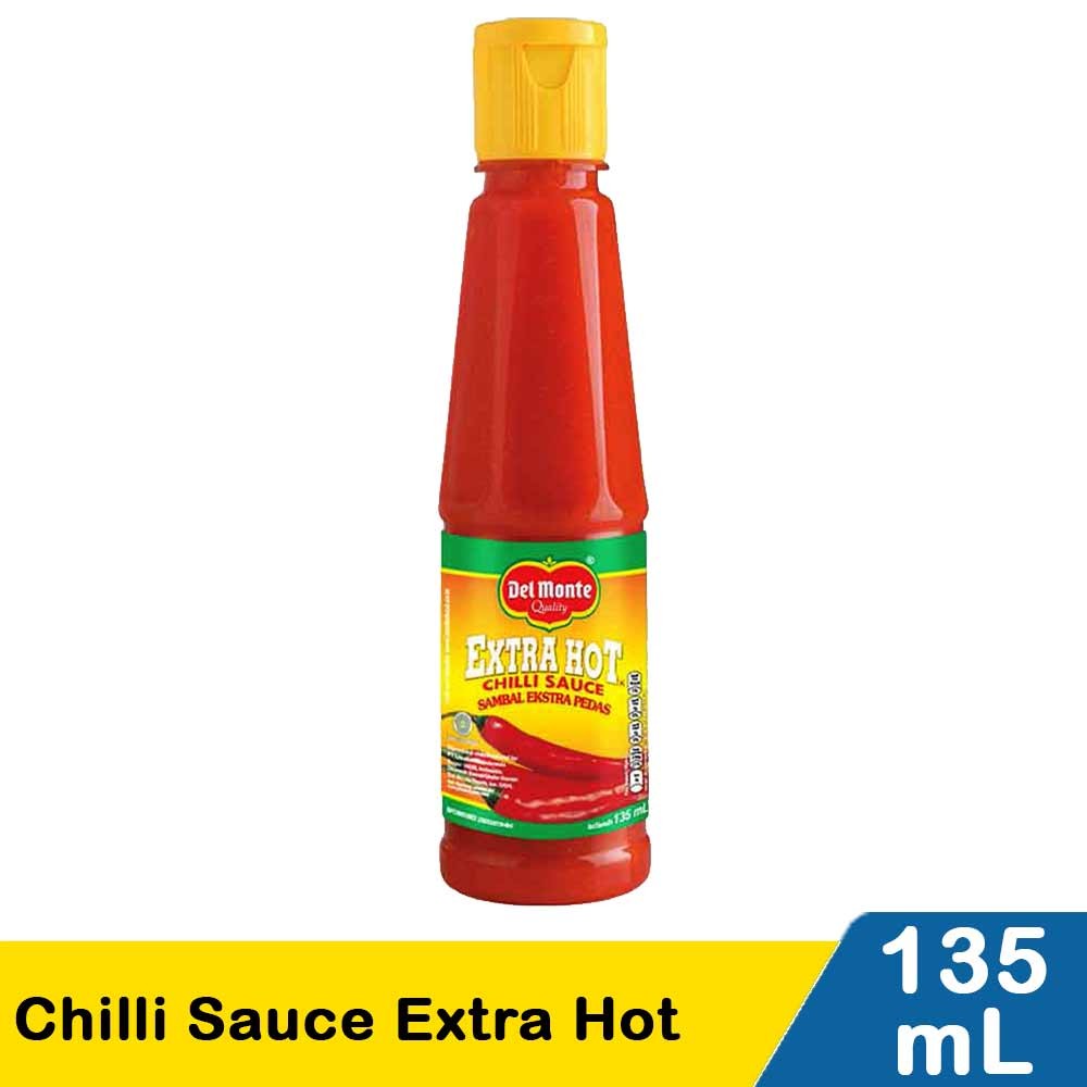 Jual DELMONTE CHILLI SAUCE EXTRA HOT 140/135mL | Shopee Indonesia