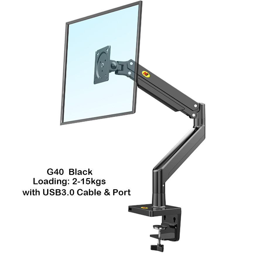 Jual NB G40 G45 Gas Spring Arm 22-40 inch Curved Arc Screen Desktop ...