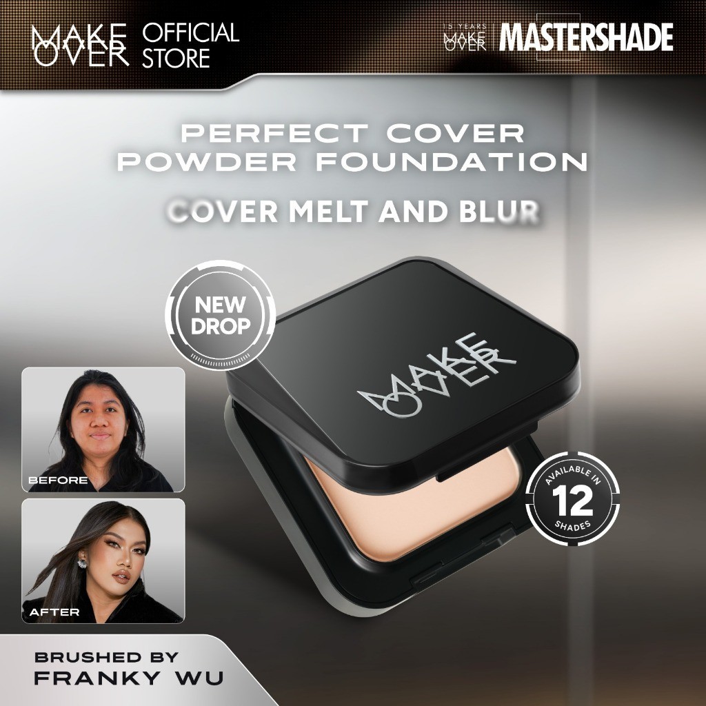 Jual MFI - MAKE OVER Refill Perfect Cover Powder Foundation | Cover ...