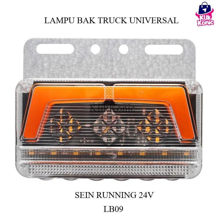 Jual LAMPU BAK BIS TRUK UNIVERSAL LAMPU BELAKANG LAMPU SAMPING MODEL LB09 SEIN RUNNING 24VOLT ...