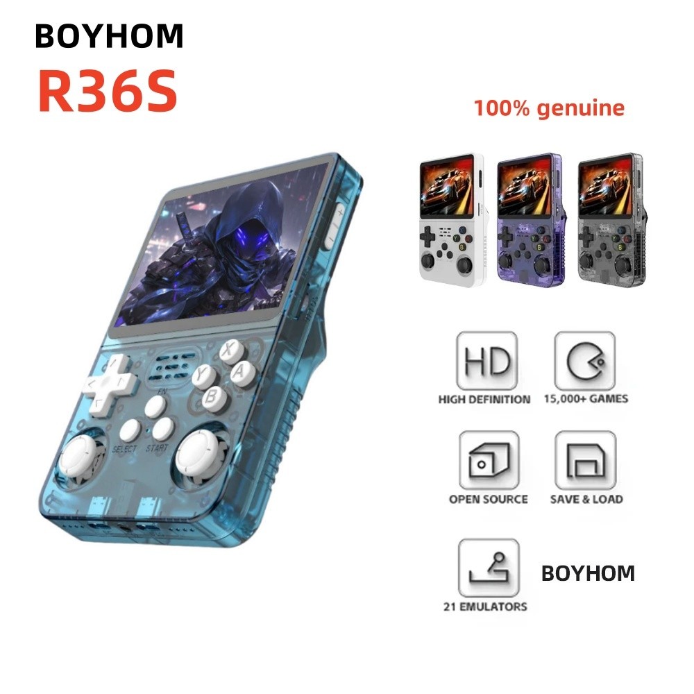 Jual ARKOS R36S Retro Handheld Video Game Console Linux System 3.5 Inch ...