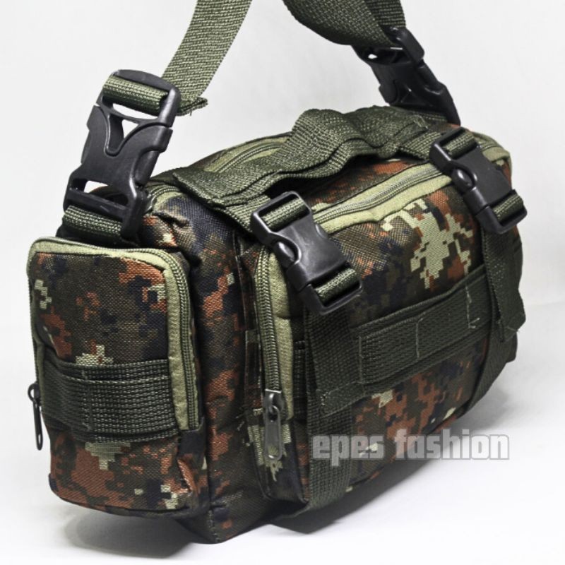 Jual TAS SELEMPANG ARMY Tas Tabung Multifungsi Tas Slempang Army ...