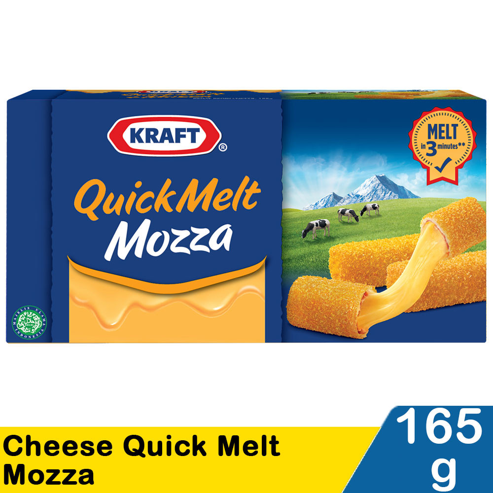 Jual KRAFT CHEESE QUICK MELT MOZZA 165g | Shopee Indonesia