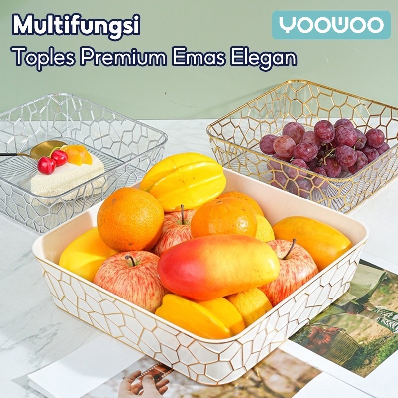 Jual YooWoo Piring Buah / Wadah Buah & Camilan / Tempat Penyimpanan ...