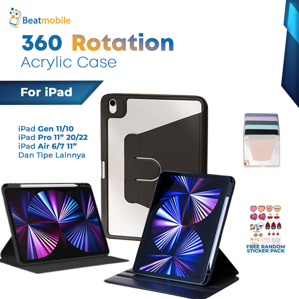 Jual Beatmobile Acrylic Casing iPad Air 5/6/7 M2 11" iPad Gen 10/Gen11 ...