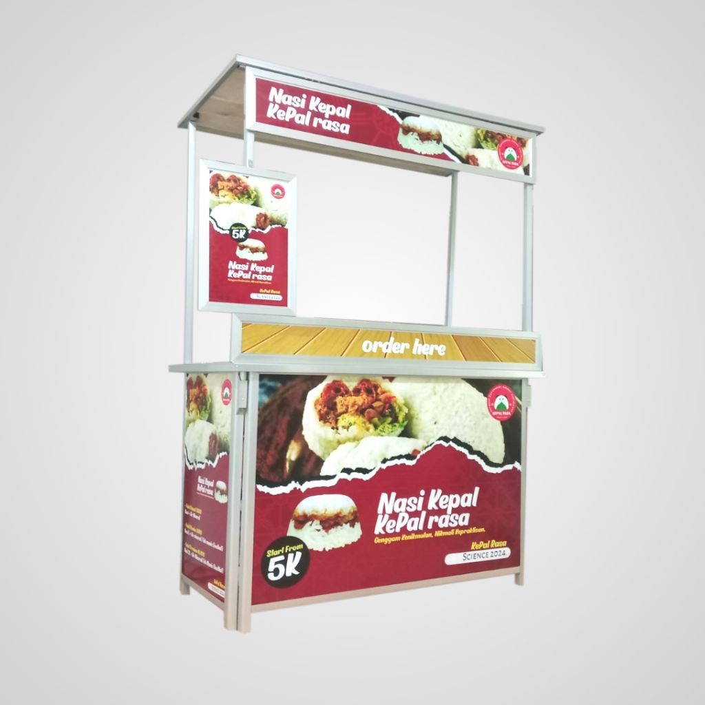 Jual Booth Portable | Gerobak Lipat - Alumunium ( + Gambar ) | Shopee ...