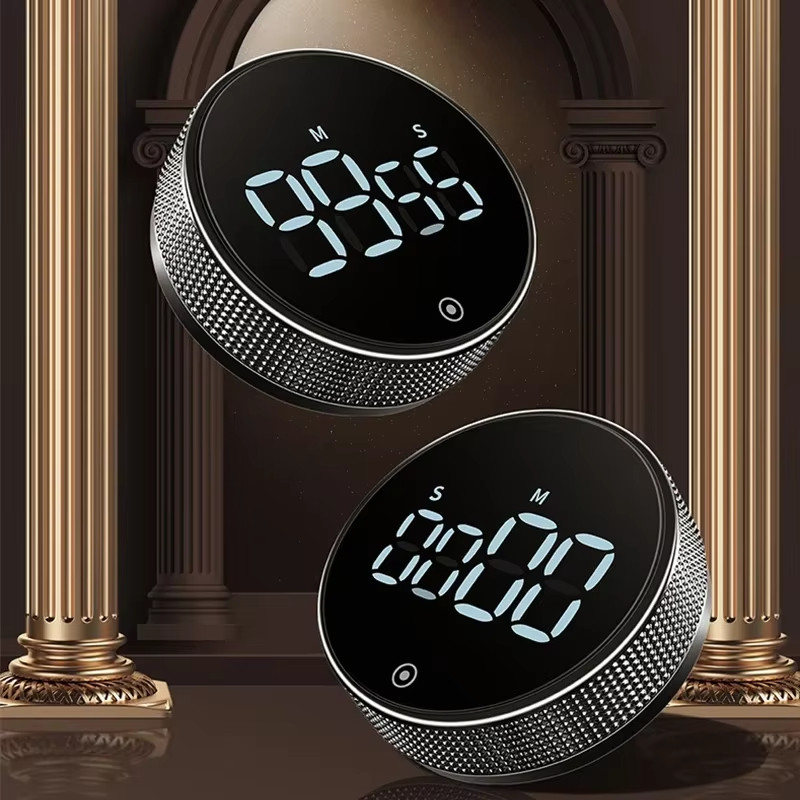 Jual Magnetic Kitchen Timer Digital Timer Manual Countdown Alarm Clock ...