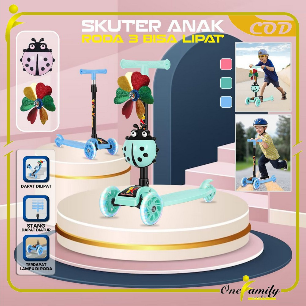 Jual JUKISHOP ONE-M95 Mainan Otopet Scooter Anak Otoped Kumbang Skuter ...