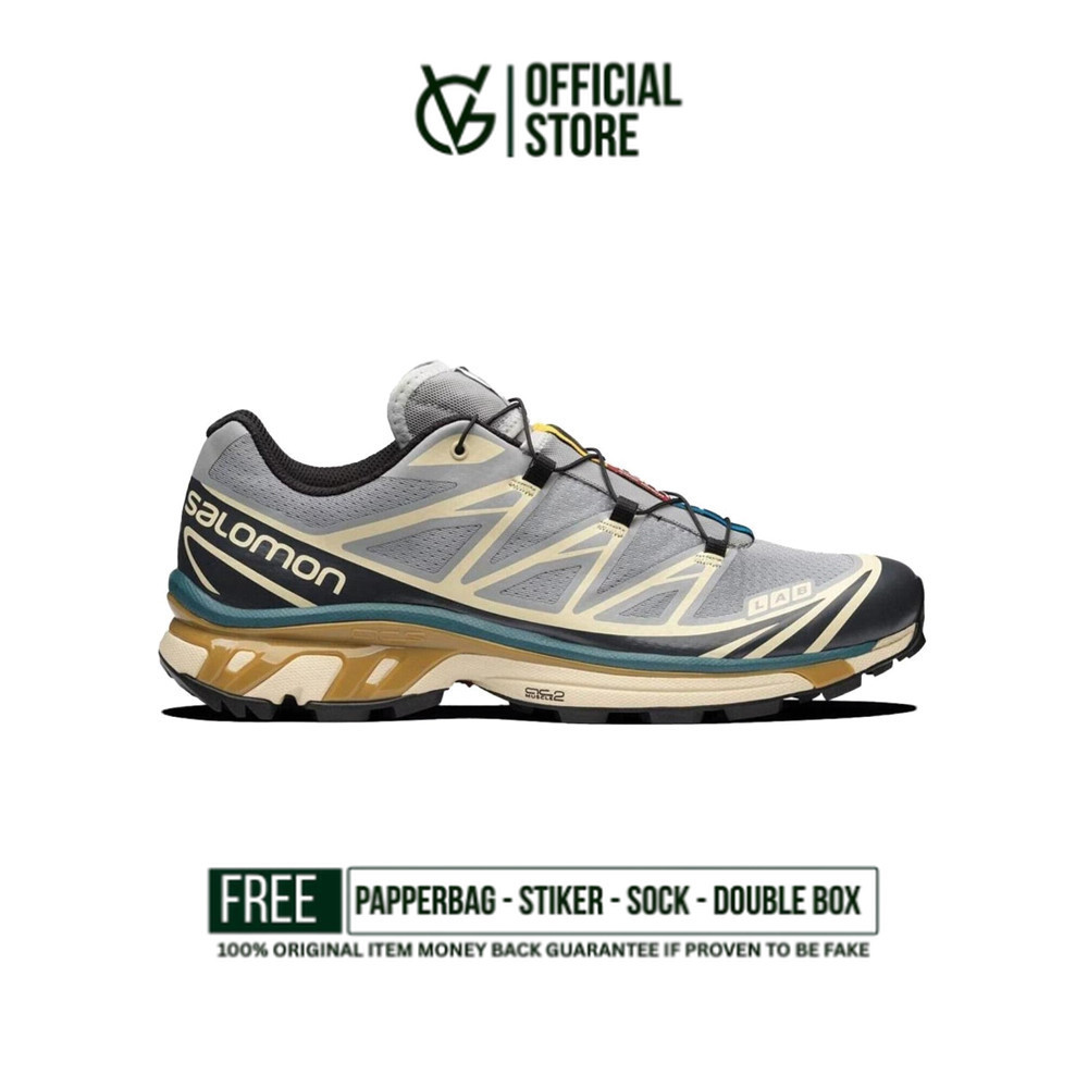 Jual Sepatu Salomon XT-6 Advanced Quarry Bleached Sand 100% Original ...