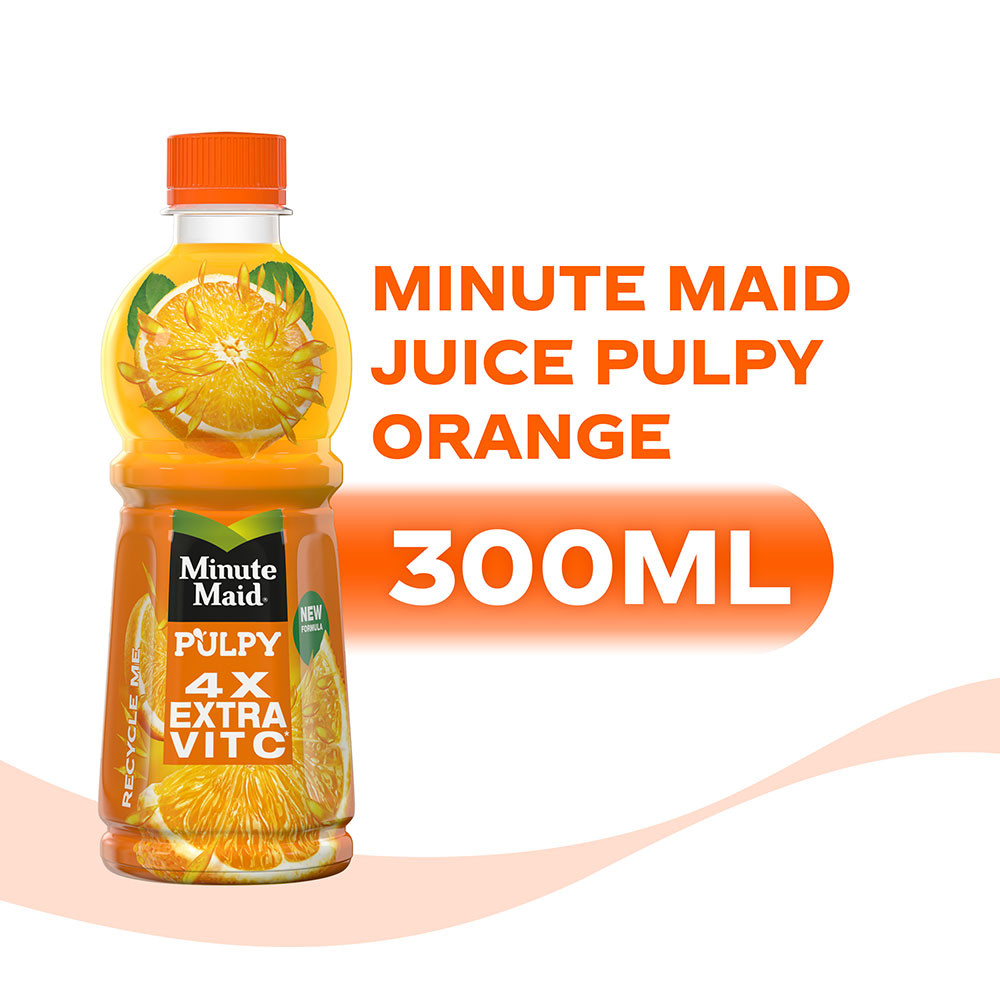 Jual MINUTE MAID JUICE PULPY ORANGE 300mL | Shopee Indonesia