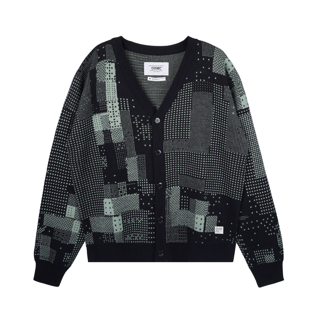 Jual Cosmic Sweater Knit Rajut MARCIO BLACK Cardigan Pria | Shopee ...