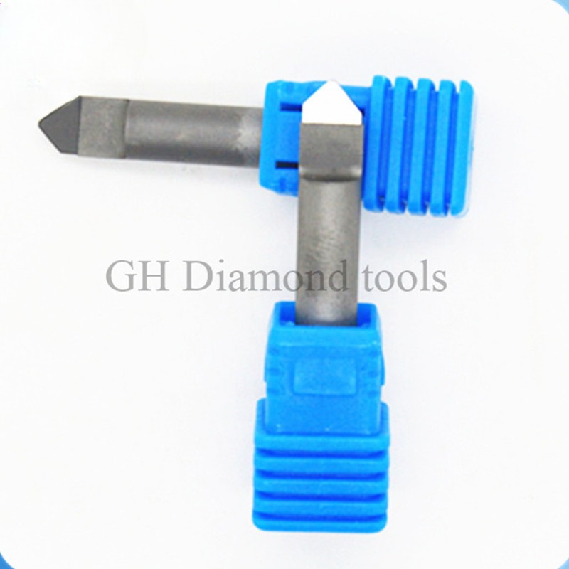 Jual Diamond engraving bit stone tools 6 mm shank cnc end Milling ...