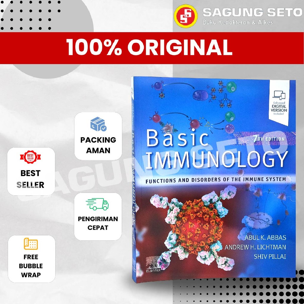 Jual BASIC IMMUNOLOGY 7ED FUNCTIONS AND DISORDERS OF THE IMMUNE - ABBAS ...