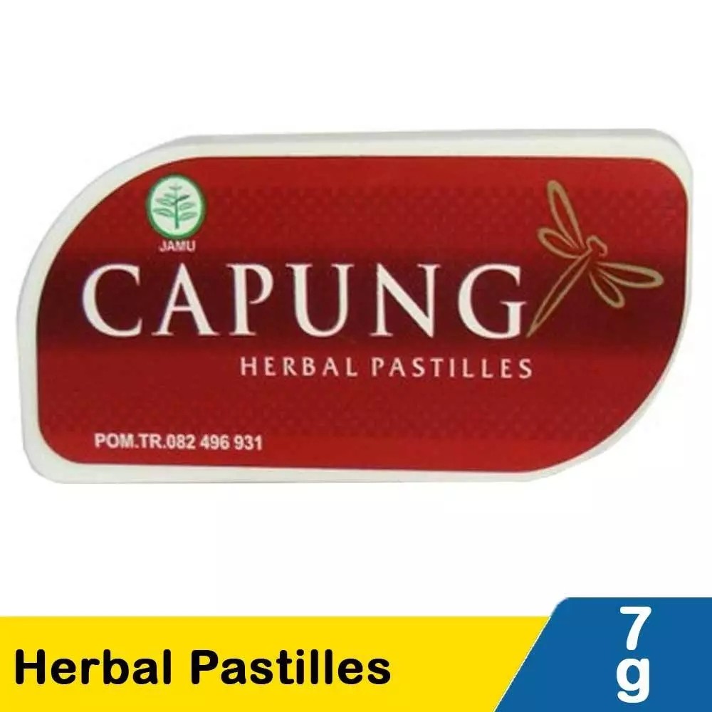 Jual Capung Herbal Pastilles – Permen Pelega Tenggorokan & Pereda Batuk ...