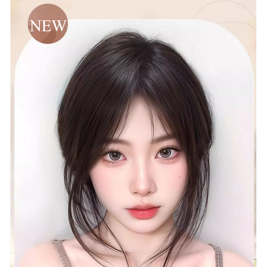 Jual Ashely Wig Woman Figure-eight Bangs Increase Amount Simulation of ...