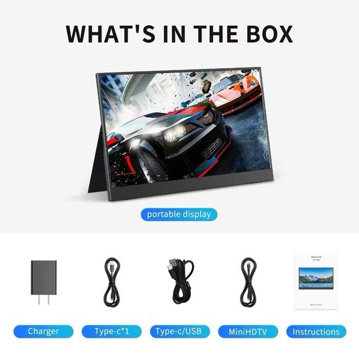 Jual Layar Monitor Portable 15.6 Inch 1080P IPS Touchscreen Cocok untuk ...