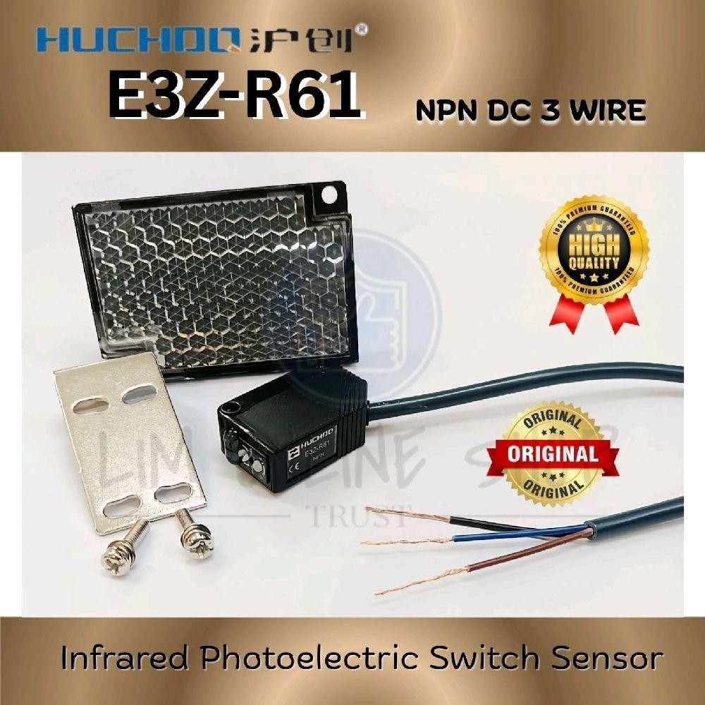 Jual SENSOR PHOTOELECTRIC E3Z-R61 NPN 12-24VDC 3 WIRE JARAK DETEKSI 10CM PLUS BRACKET | Shopee ...