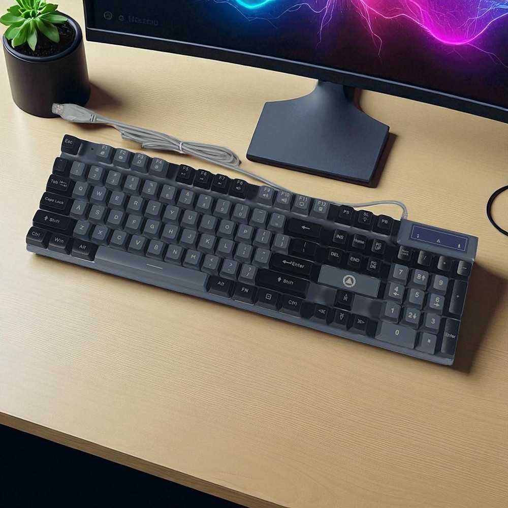 Jual YINDIAO Mechanical Feel Keyboard Gaming Wired USB RGB 104 Key ...