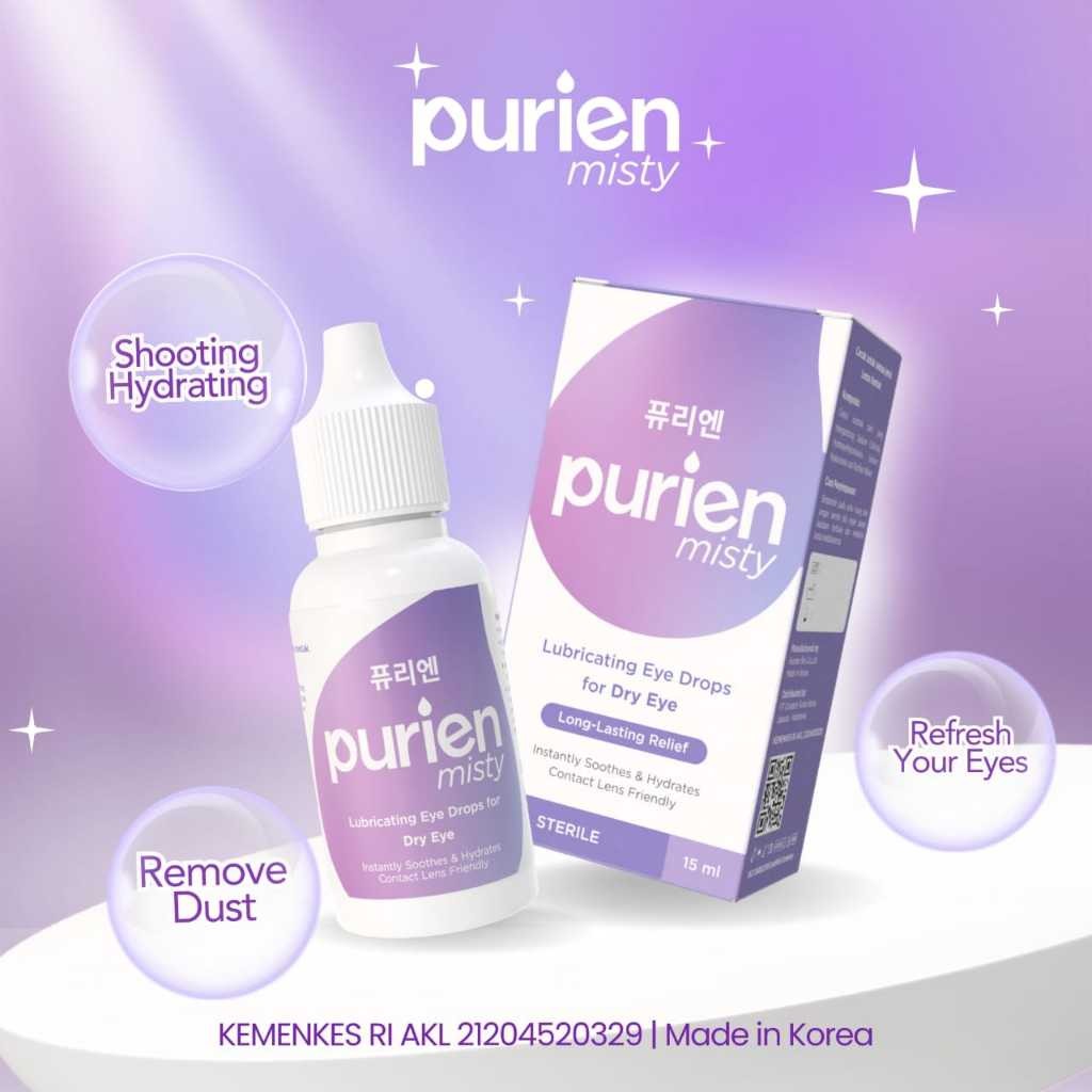 Jual Tetes mata Purien Misty 15ML Lubricating Eye Drop For Dry Eye / PB ...