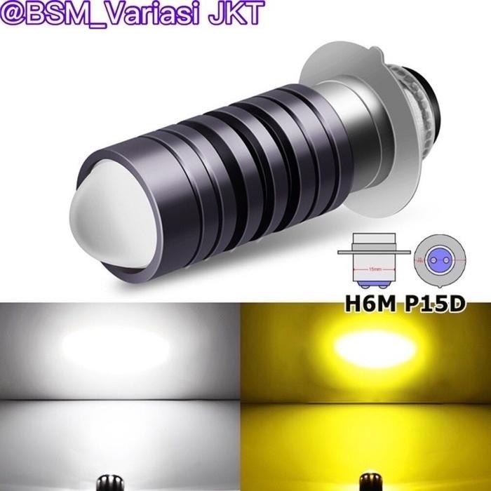 Jual LAMPU LED LASER D2 HIGH LOW LED H4 H6 P15D BA20D 12-24V LASER D2 ...