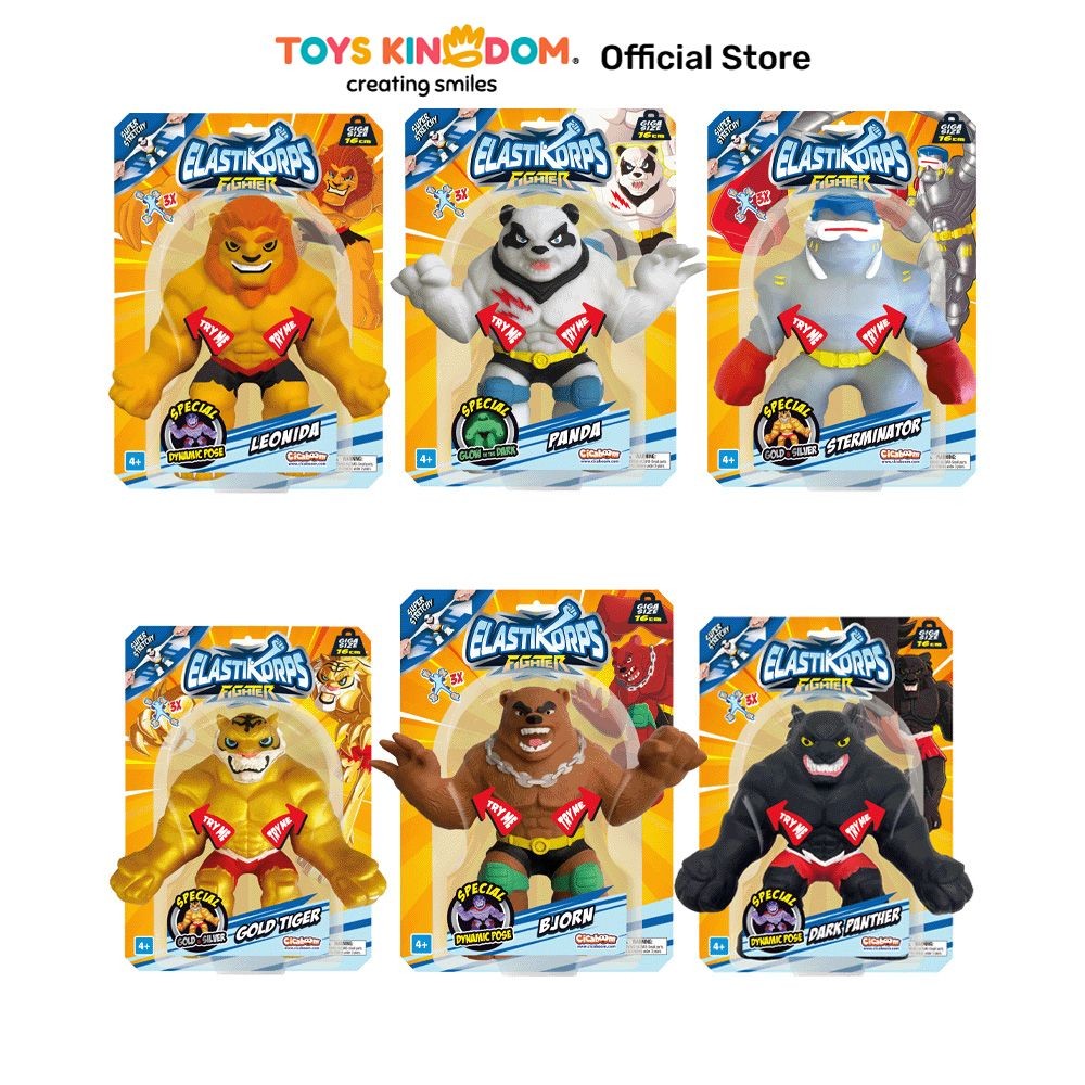 Jual Toys Kingdom Top Gear Figure Elastikorps Fighters Giga Random Toys ...