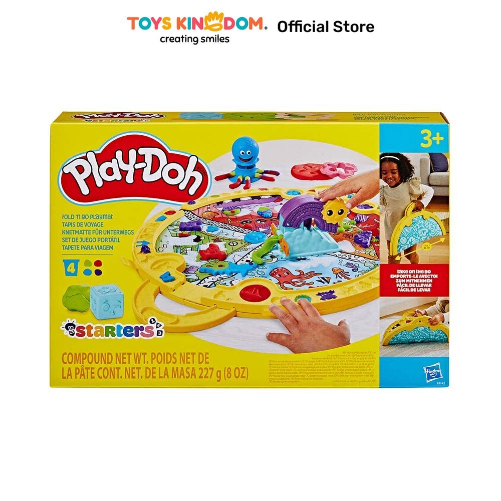 Jual Toys Kingdom Play Doh Set Fold And Go Playmat F9143 Toys Kids Toy ...
