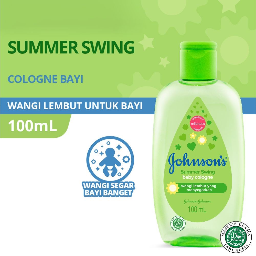 Jual JOHNSONS BABY COLOGNE SUMMER SWING 100mL | Shopee Indonesia