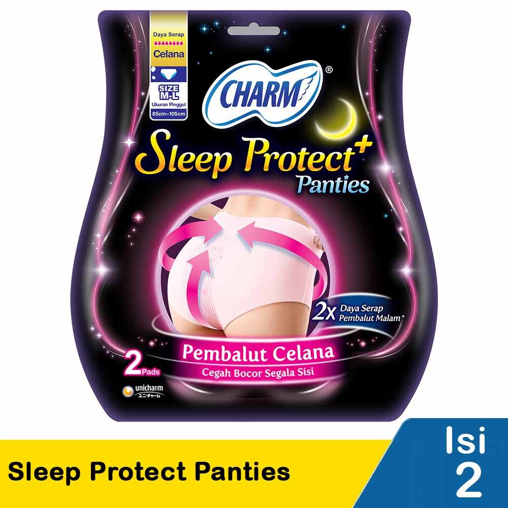 Jual CHARM SLEEP PROTECT PANTIES 2'S M-L | Shopee Indonesia