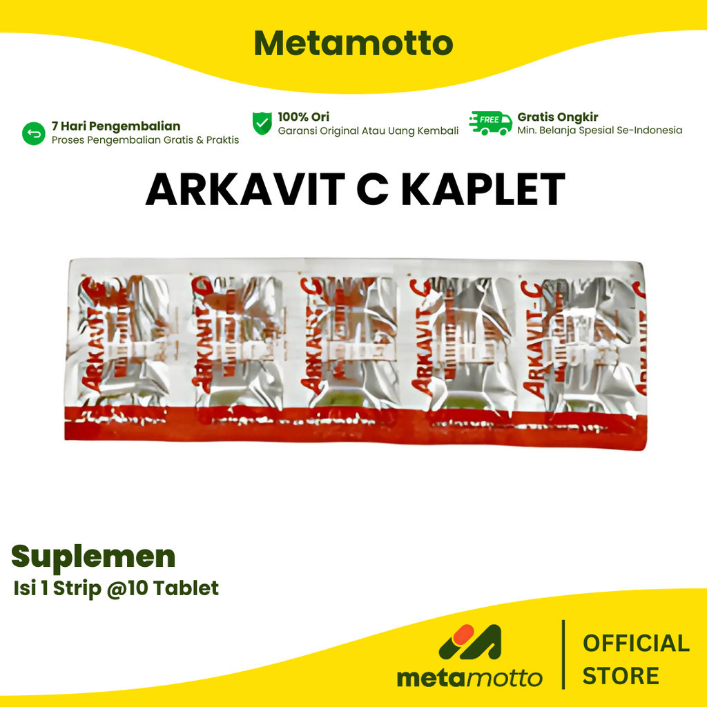 Jual ARKAVIT-C Kaplet Multivitamin untuk Bantu Memelihara Kesehatan dan ...