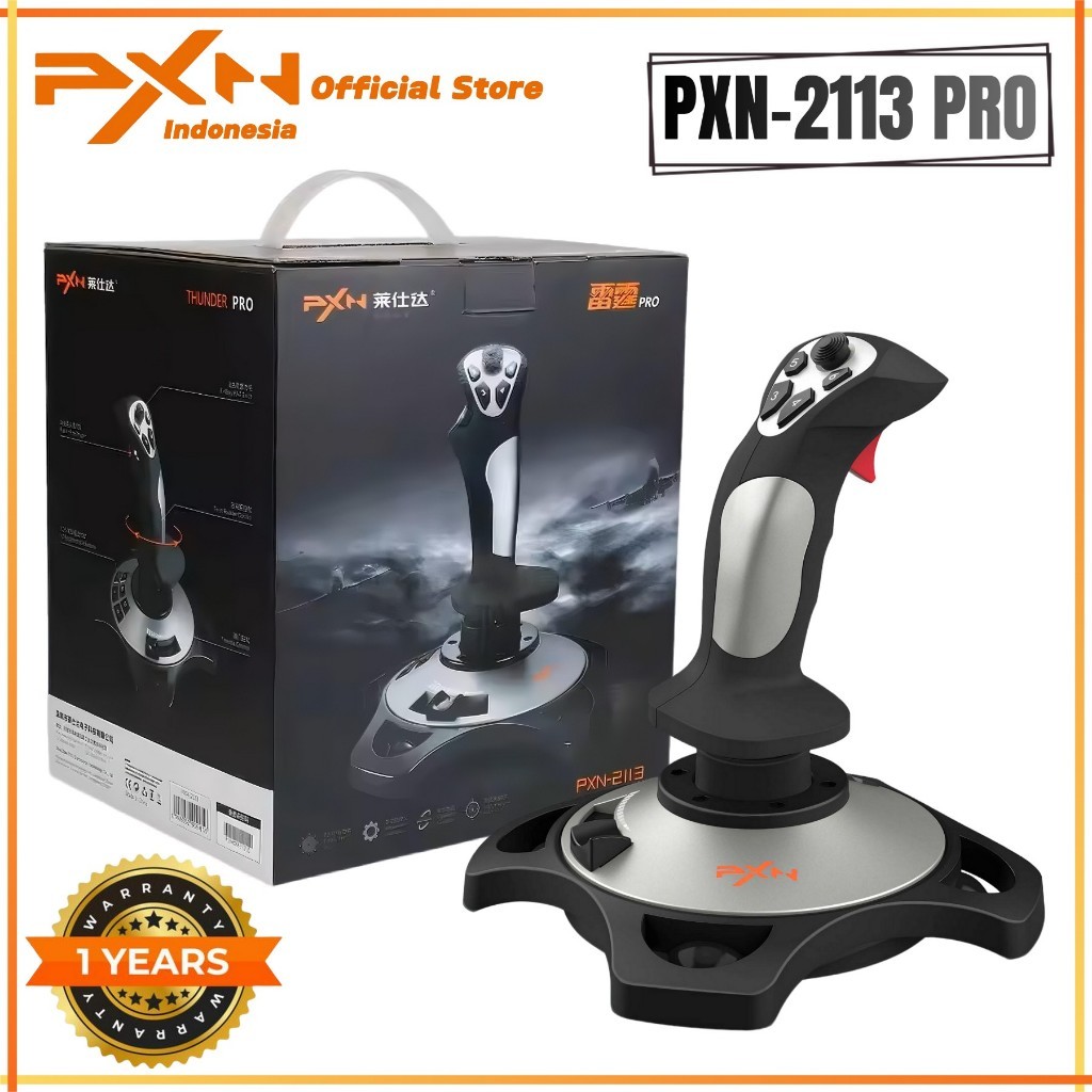 Jual PXN 2113 PRO Flight Simulator Gamepad Controller Joystick for PC ...