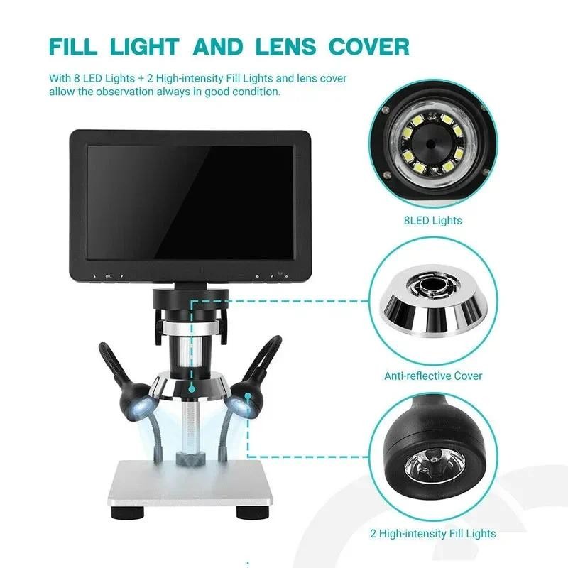 Jual LCD 7 inch Handheld HD Digital Microscope HD USB Microscope with ...