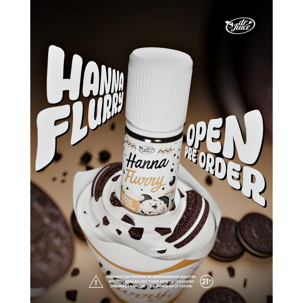 Jual PODS FRIENDLY HANNA FLURRY 30ML 15MG BY DR JUICE | Shopee Indonesia