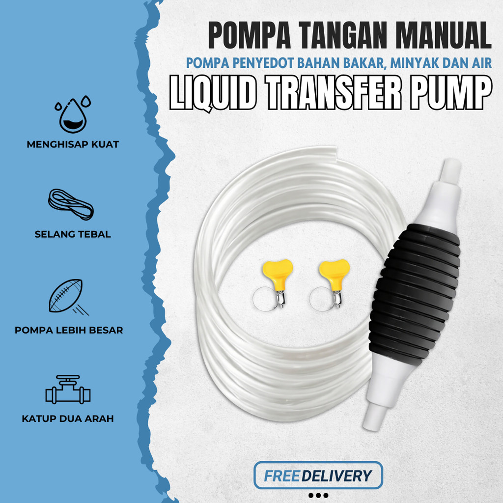 Jual Pompa Bensin Manual Bahan Bakar Pompa Portable Alat Sedot Air ...